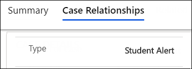 Creating a Case from a Student Alert Record