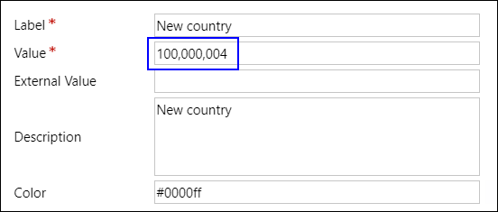 Changing Mappings in Global Option Sets